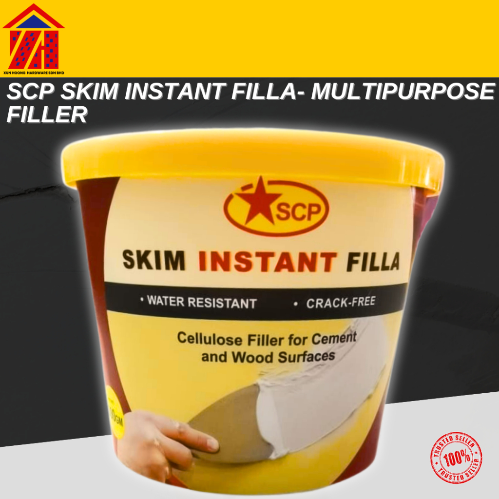 Skim Instant Filla 500g/1.5KG Cellulose Filler for Cement and Wood ...