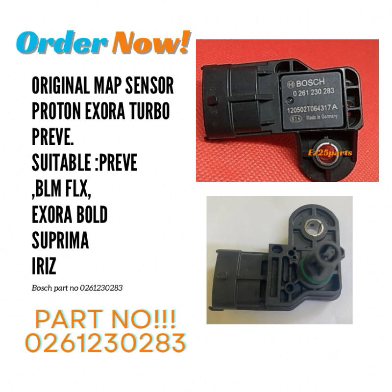 Proton Exora Turbo Preve Turbo Original[CFE ENGINE ] Map Sensor(0 261 ...