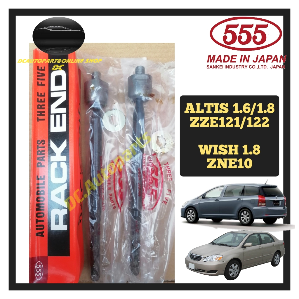 ORIGINAL 555 JAPAN RACK END TOYOTA ALTIS ZZE121 ZZE122 WISH 1.8 ZNE10 ...