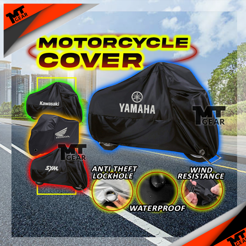 MTGear YAMAHA HD KAWASAKI SYM Motor Cover Motorcycle Cover Selimut ...