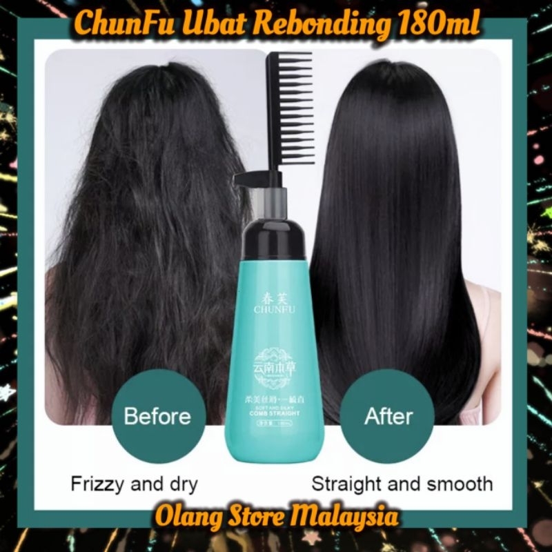 Original ChunFu Natural Herbal Hair Relaxer Straightener Cream Hair ...