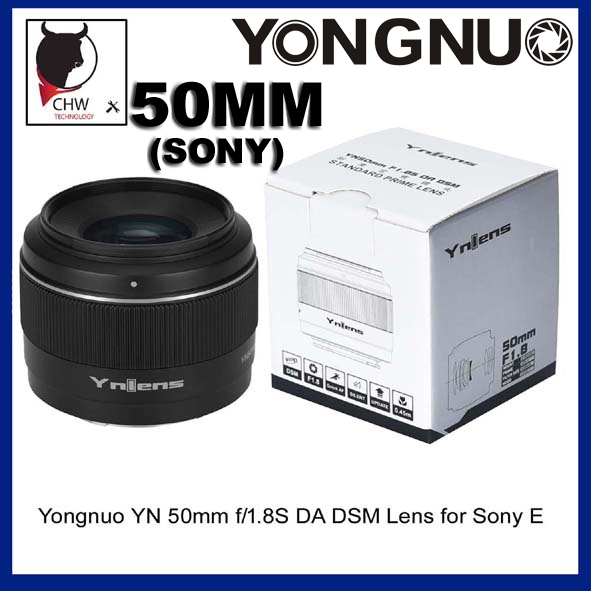 Yongnuo YN 50mm f/1.8S DA DSM Lens for Sony E | Shopee Malaysia