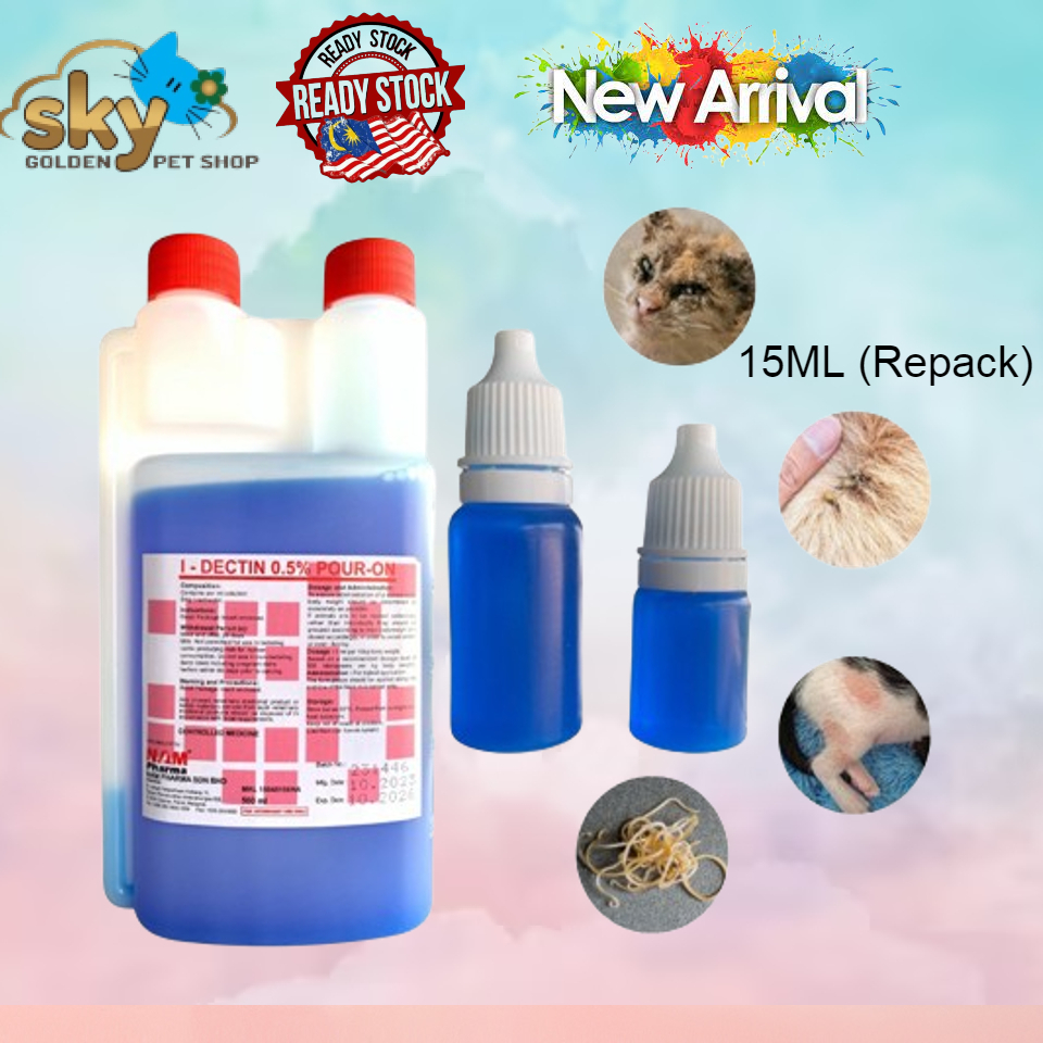 Ubat Kurap Kutu Hama untuk Kucing Arnab dan Haiwan Kecil Repack 15ml ...