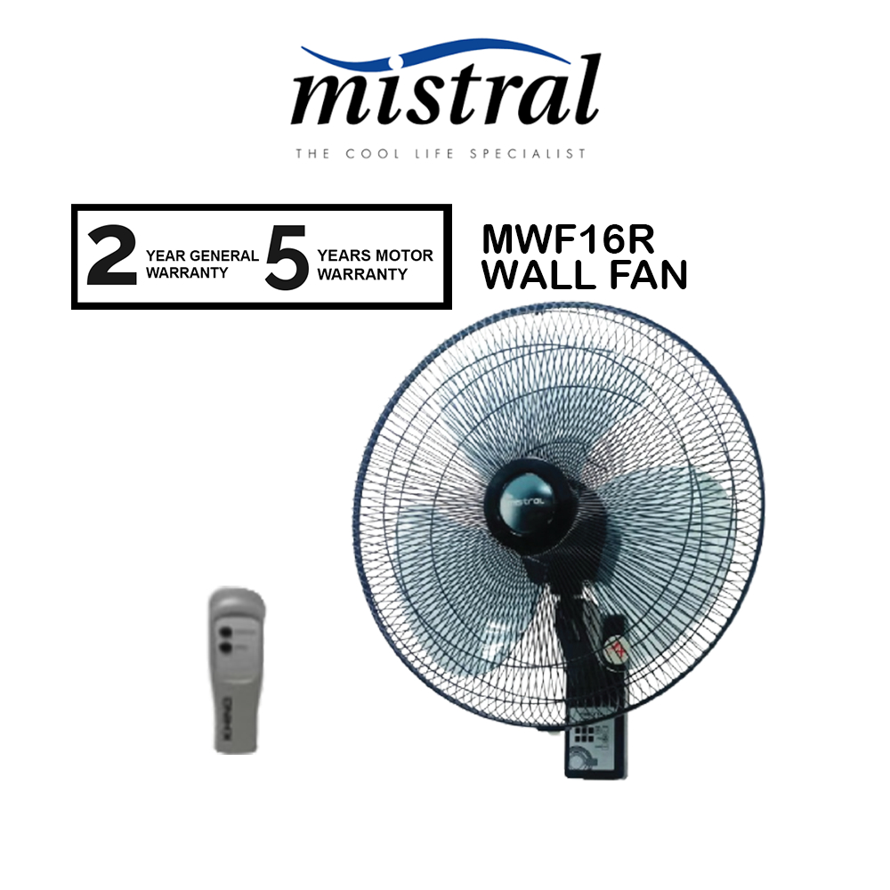Mistral MWF16R Remote Wall Fan 16" | Shopee Malaysia