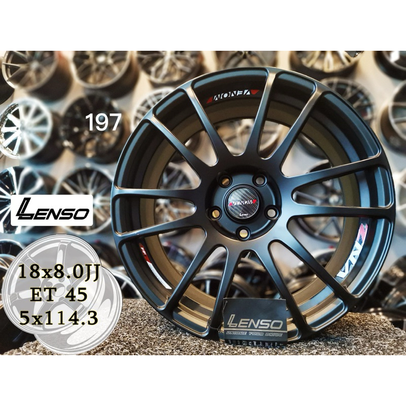 Lenso Venom 18x8.0JJ 5x114.3 Satin Black（197） | Shopee Malaysia