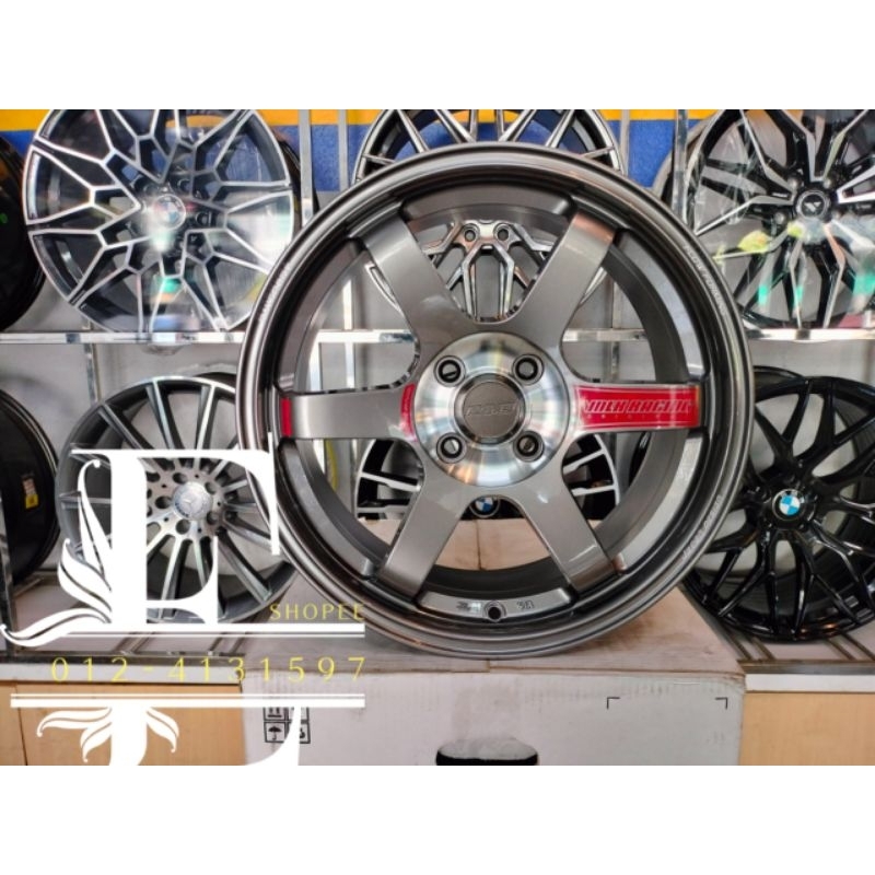 NEW SPORT RIM 16 INCH TE37 SL TE 37 RM1180 4PC JAZZ CITY ATIVA (KENA ...