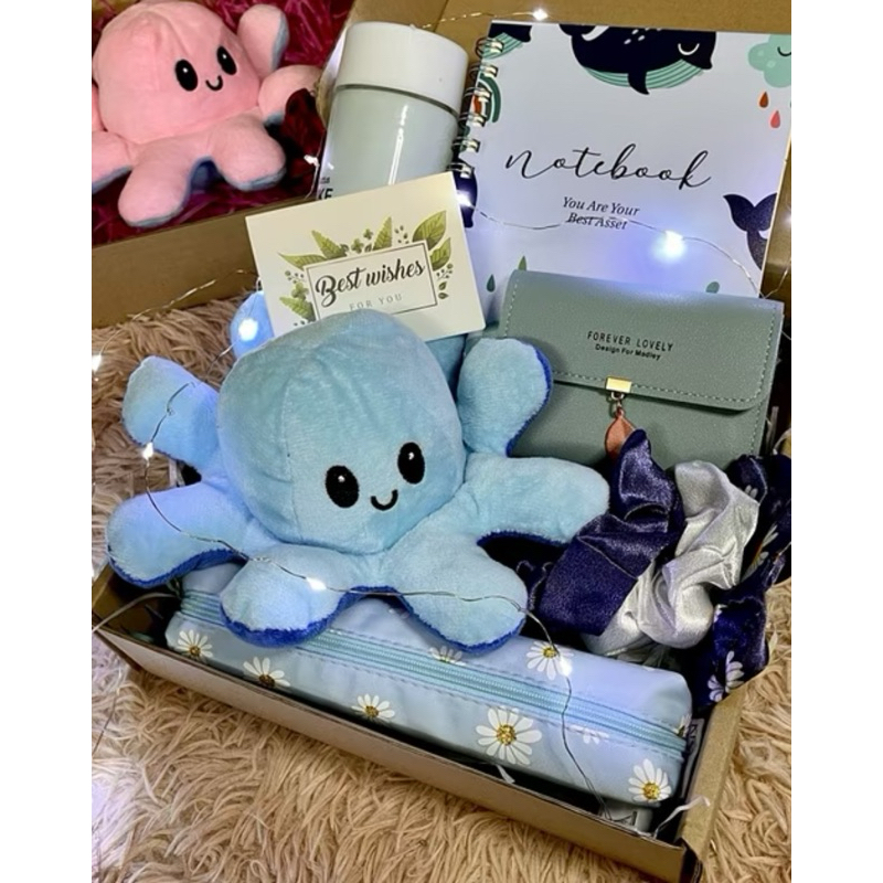 Octopus Gift Box/Birthday Gift Box/Surprise Box/Tudung Gift Box/Gift ...