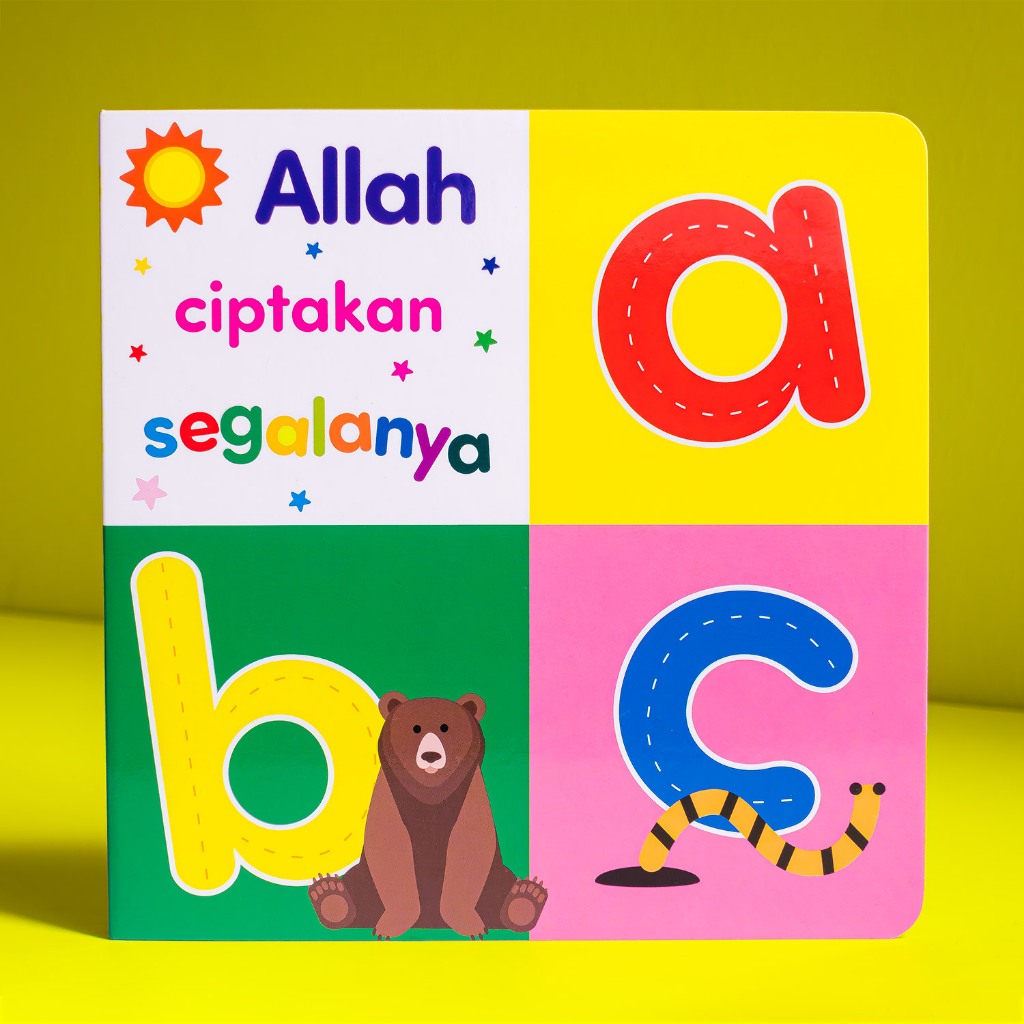 Buku abc Kanak-Kanak sesuai 1 2 3 4 5 tahun | Allah Ciptakan Segalanya ...