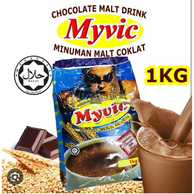 LIVE MYVIC CHOCOLATE 1kg chocolate malt | Shopee Malaysia