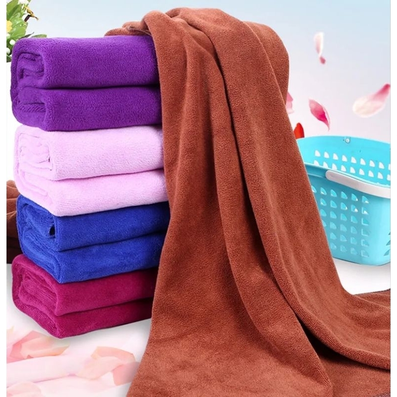 Tuala Mandi Dewasa Serap Air Towel Bath Big Size Microfiber Tuala Mandi ...