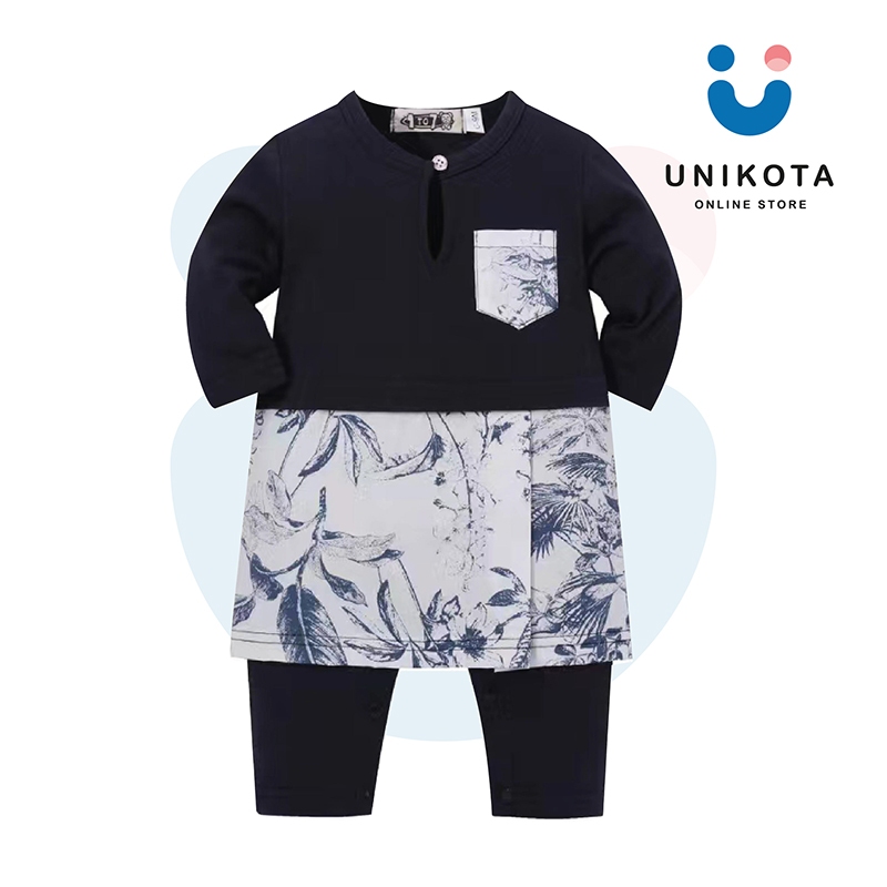 UNIKOTA - Newborn Baby Raya Rompers Melayu With Samping 2024 | Shopee Malaysia