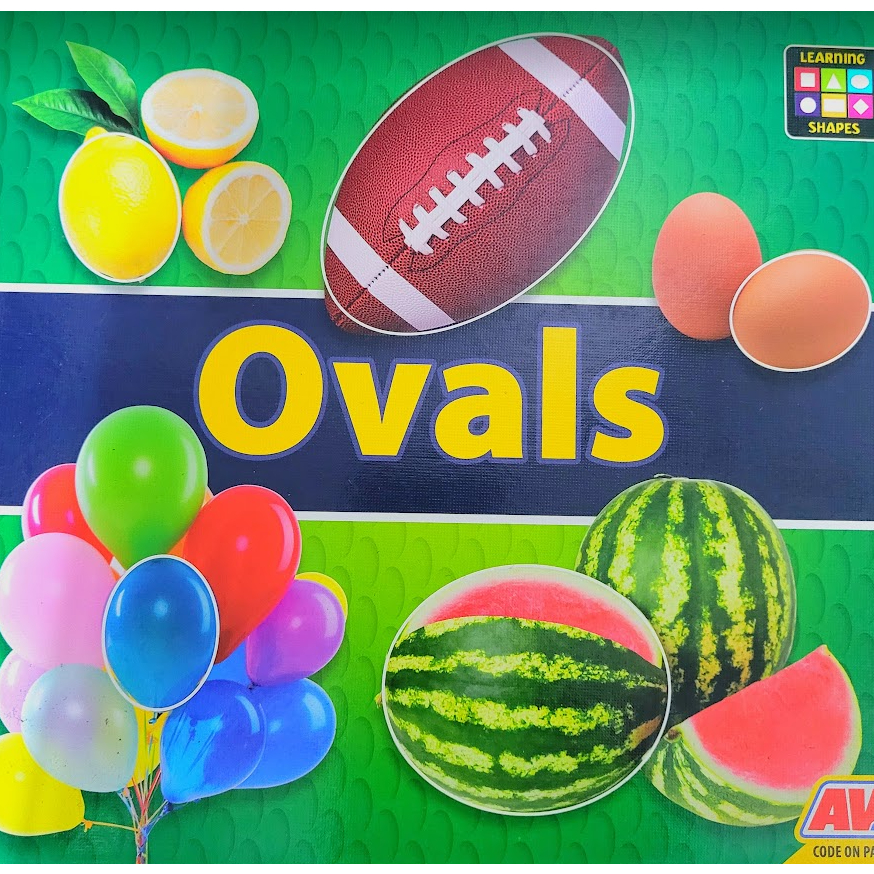 Learning Shapes: Ovals (Educational book for Children) | Shopee Malaysia