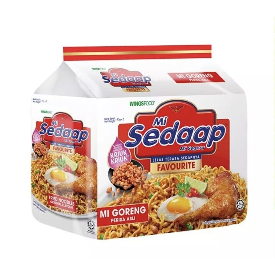 MI SEDAAP Goreng Asli/Original Flavor 90g x 5s Pack | Shopee Malaysia