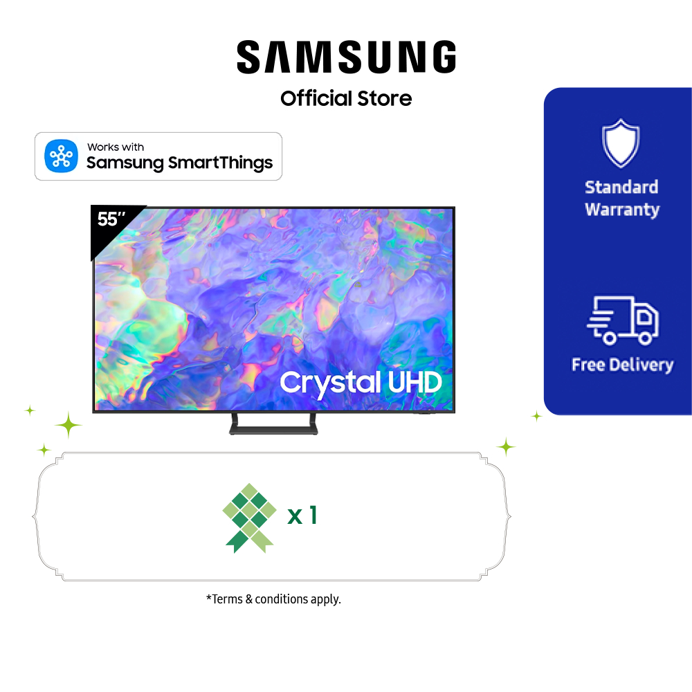 Samsung 55" Crystal UHD 4K CU8500 / Smart TV / Dynamic Crystal Color ...