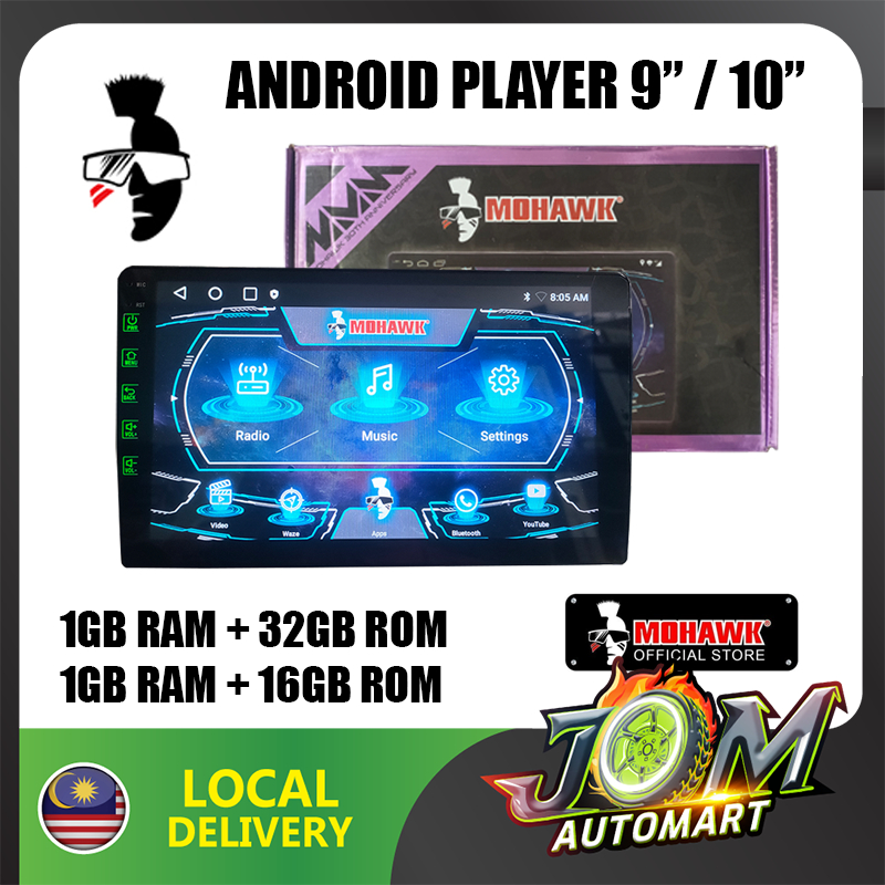 Mohawk Mu Series Car Android player 1+16gb 1+32gb Android Ply With ...