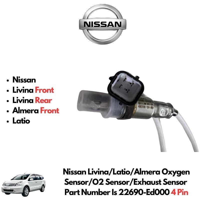 NISSAN OXYGEN SENSOR/O2 SENSOR/EXHAUST SENSOR NISSAN LIVINA/LATIO ...