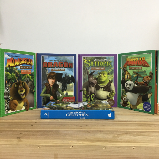 Dreamworks' Movie Collection Children Story Books (In a box set of 4 ...