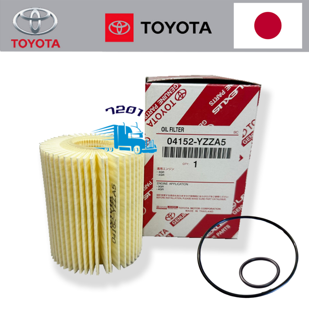 TOYOTA 04152-YZZA5 OIL FILTER HILUX GUN25/ FJ CRUISER / LEXUS LS250 / LEXUS LS350/ MARK-X ...