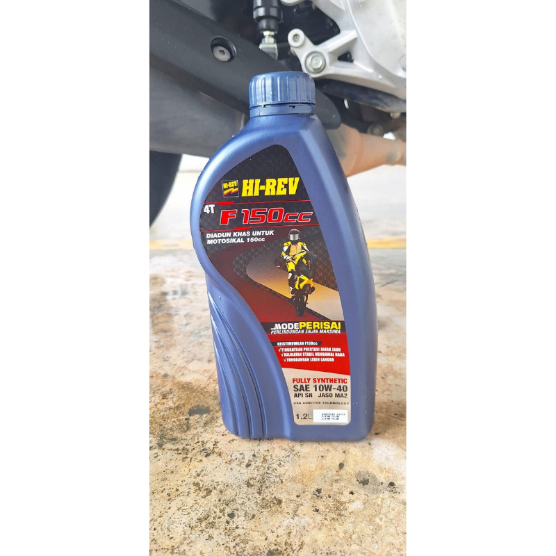 100% ORIGINAL 1L 1.2L MINYAK HI REV 4T HIREV RS150 Y15 150RS RSX 1.2L ...