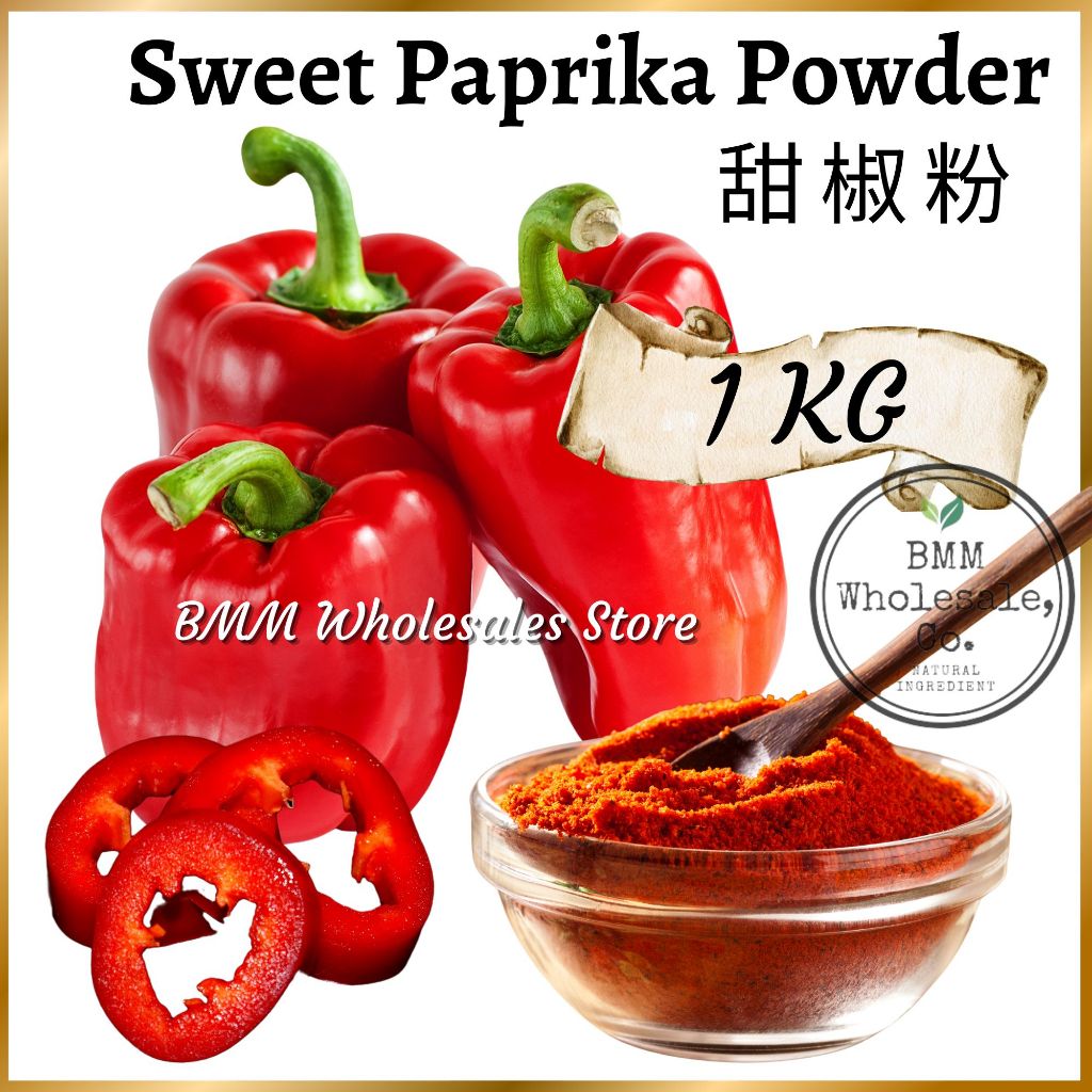 Premium Sweet Paprika Powder 1KG | Smoked Paprika Powder / Serbuk ...