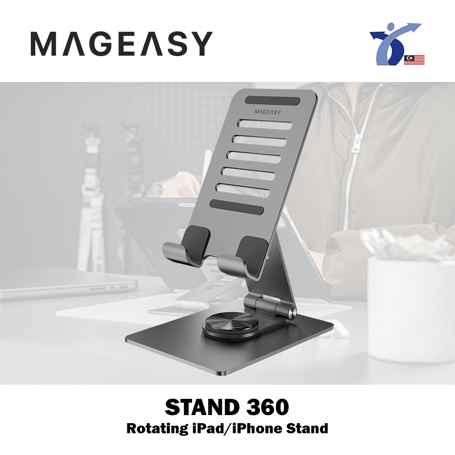 MAGEASY STAND 360 Rotating iPad/iPhone Stand | Shopee Malaysia