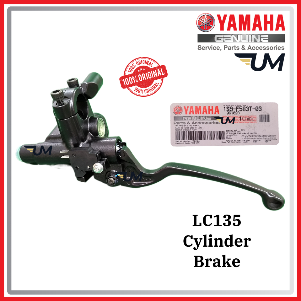 100% ORIGINAL YAMAHA LC135 V1-V7 MASTER CYLINDER UPPER DISC BRAKE PUMP MASTERPUMP 135LC Y125 Y15 ...
