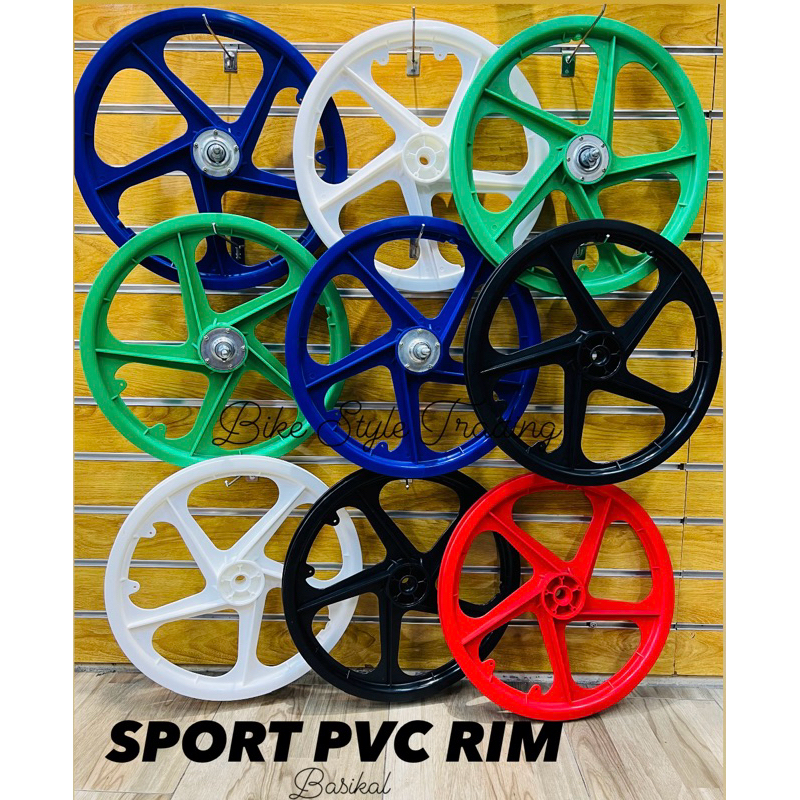 BMX Sport Rim basikal 20" LAJAK BICYCLE RIM / 20'' PVC RIM BICYCLE RIM ...
