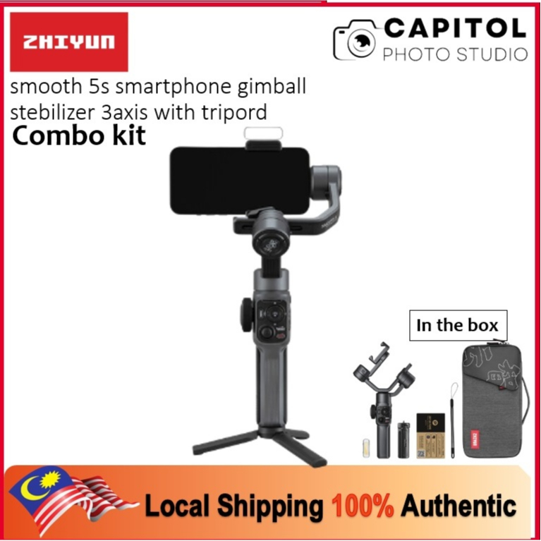 Zhiyun Smooth 5S Smooth 5 Smartphone Gimbal Stabilizer 3 Axis with tripod [Zhiyun Malaysia ...