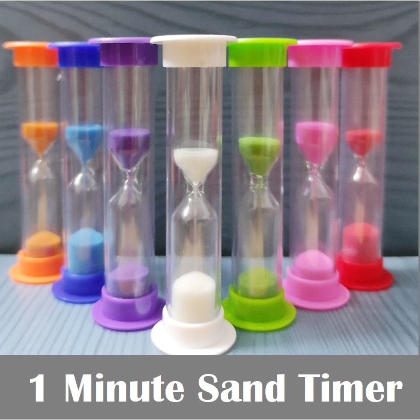 Design-Thru Sand Timer 1 Minute Sand Clock Timer 1 Minute 60 Seconds ...