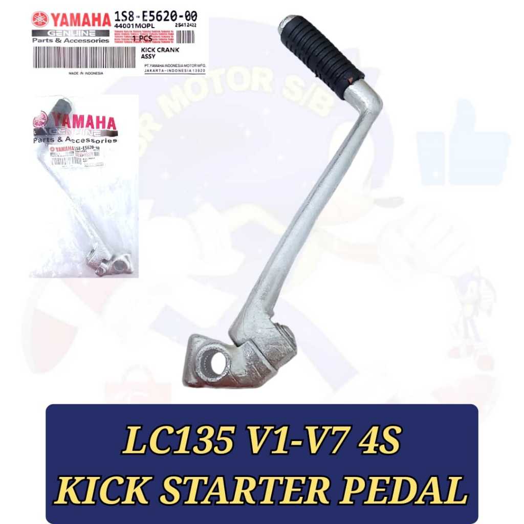 ORIGINAL YAMAHA LC135 V1 V2 V3 V4 V5 V6 V7 LC-135 4S KICK STARTER PEDAL STARTING KAKI START ...