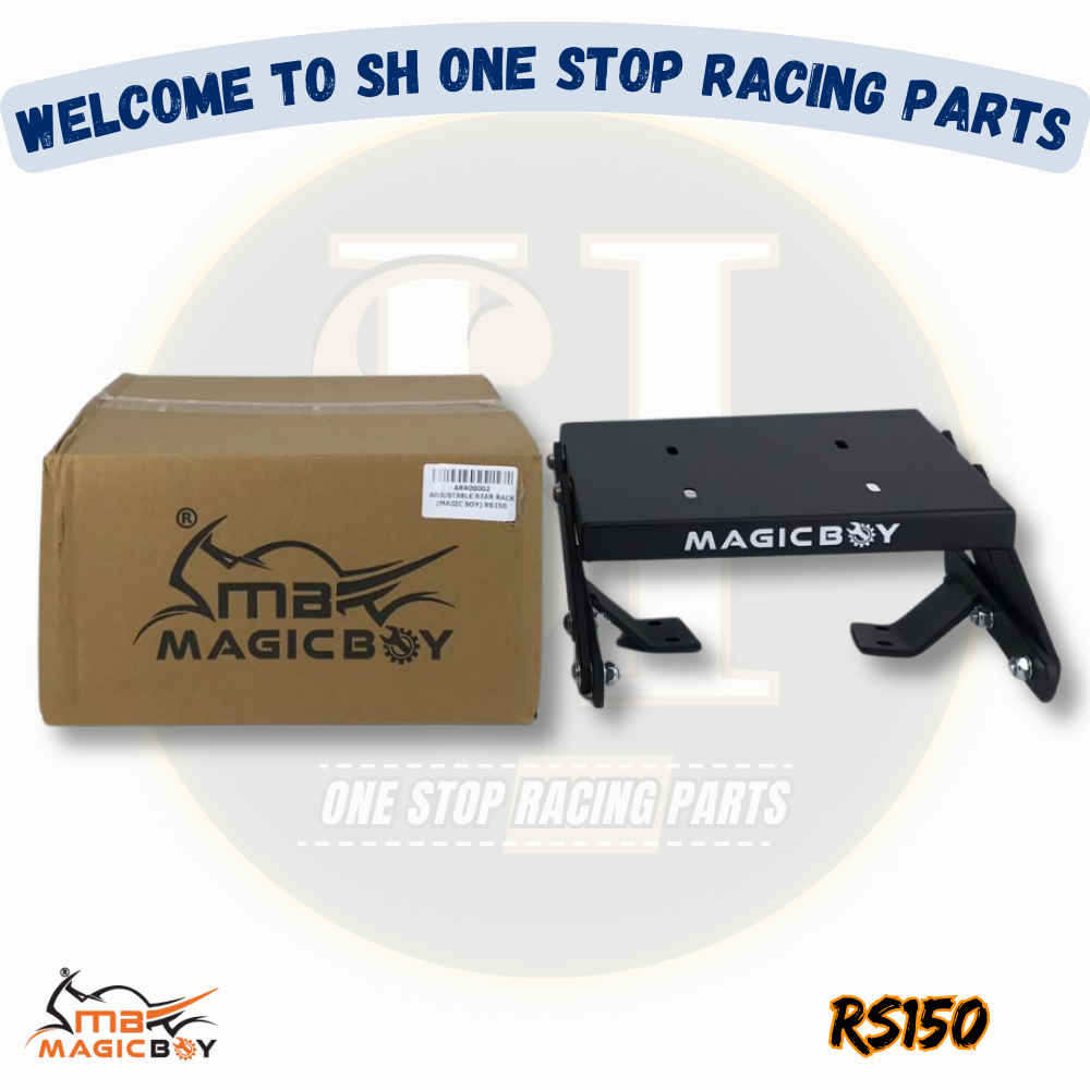 📢FREE SHIPPING📢 RS150 MAGIC BOY ADJUSTABLE REAR RACK | Shopee Malaysia