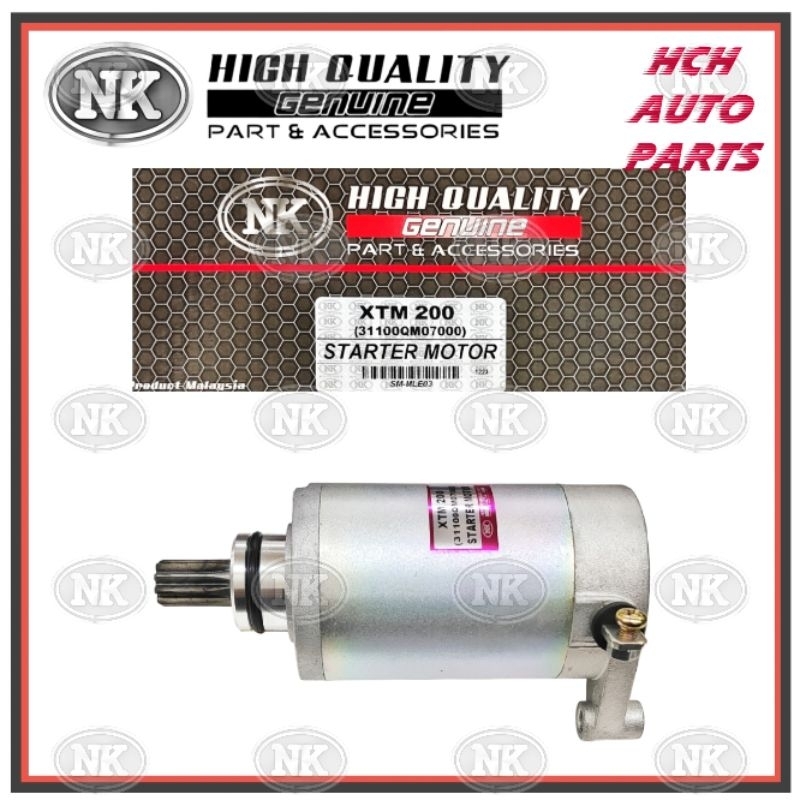 STARTER MOTOR ASSY - MLE - XTM 200/ XRAY 200/ XTMR/ XTR/ KTN 200 ...