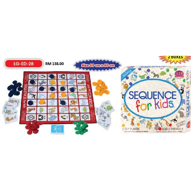 Sequence For Kids Game Set | Shopee Malaysia