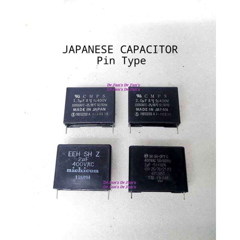Hi-Quality1.5uf 2uf Japanese Capacitor Pin type for fan / air ...