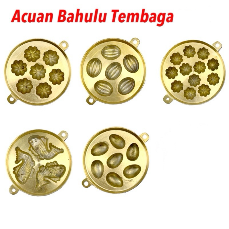 Acuan Cara Akok Manis TEMBAGA Bulat Bunga Cermai Telur Belimbing ...