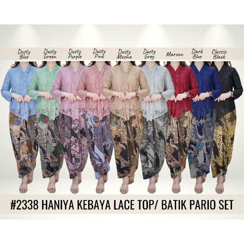 *READY STOCK*HANIYA KEBAYA LACE TOP/ BATIK PARIO SET KOLEKSI RAYA 2025 ...