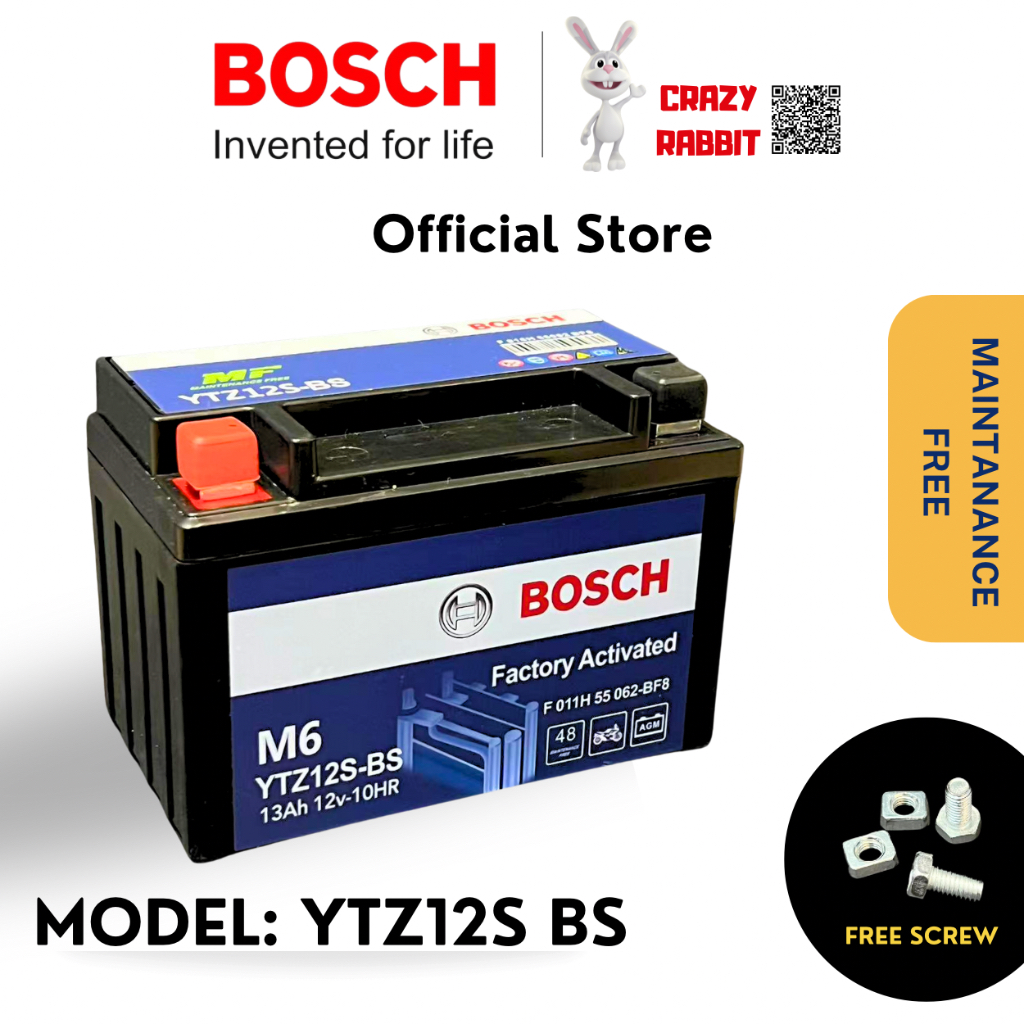 YTZ12S-BS YTZ12S YTZ12 YUASA MONFA BATTERY YAMAHA BOLT XV950 FZ1 1000 ...