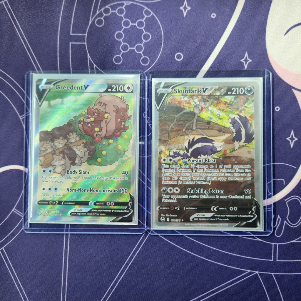 Pokemon PTCG - Greedent V Skunktank V Alternate Art Ultra Rare | Shopee ...