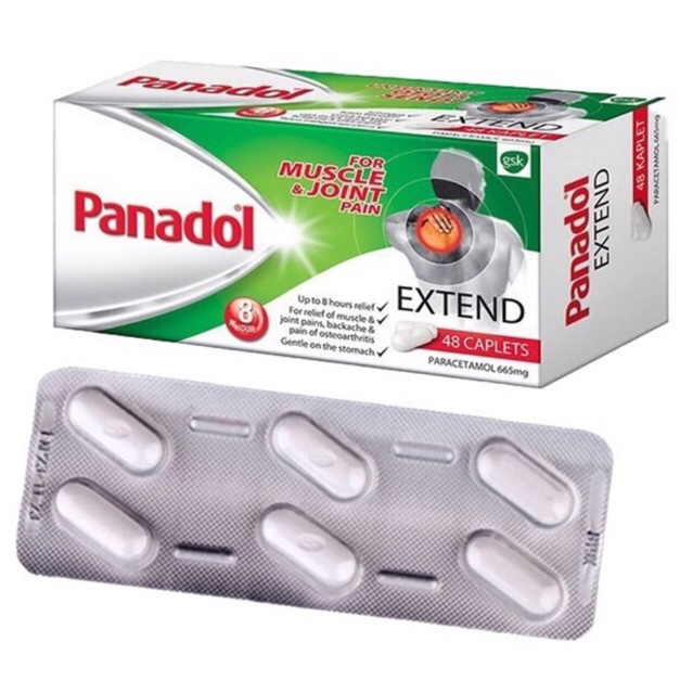 Panadol Extend 665mg 1 sachet (6tablets) | Shopee Malaysia