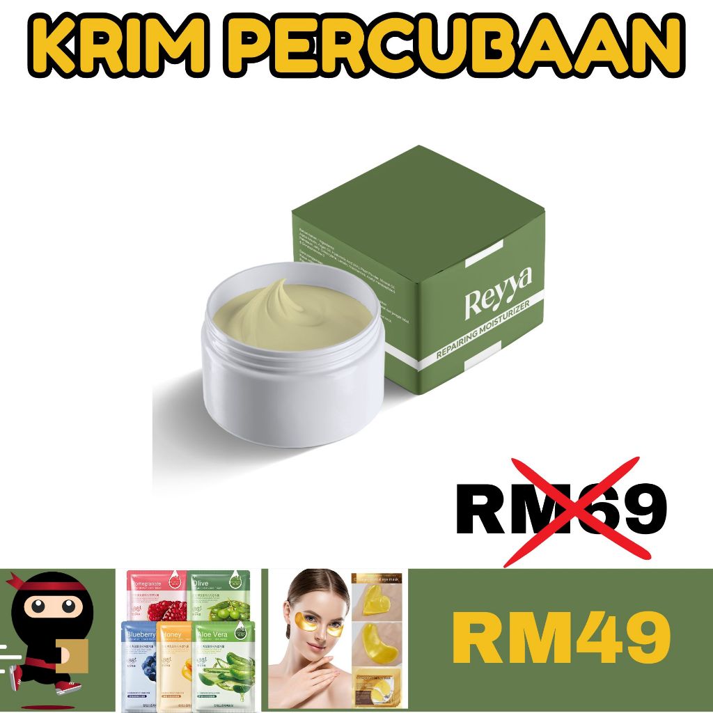 REYYA : SET KRIM / SET PERCUBAAN / SET LENGKAP / SET LENGKAP | Shopee Malaysia