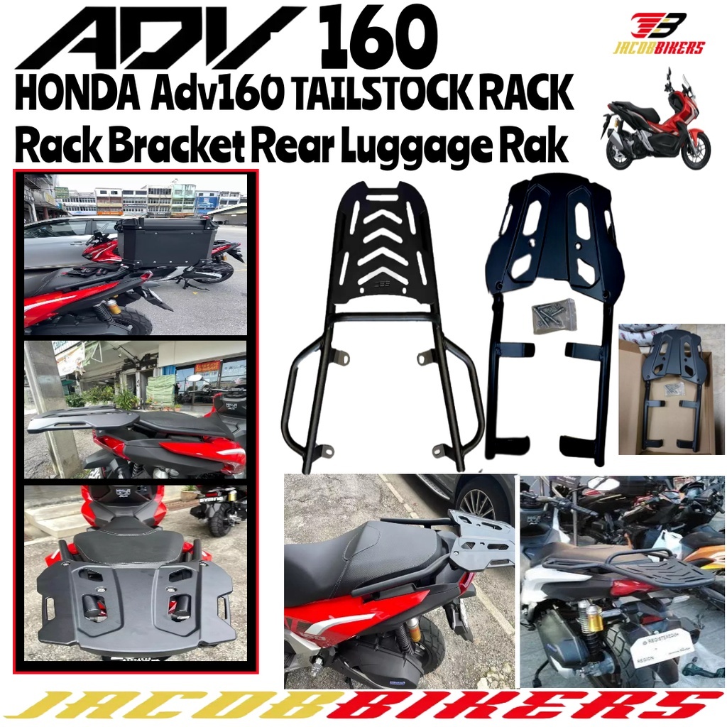 YAMAHA ADV 150 160 350 tailstock shelf with luggage rack Spoiler TOP ...