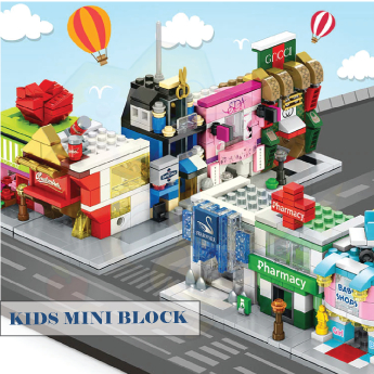 Sembo Block The Mini Street View 3D Model Bricks House Shop Compatible ...