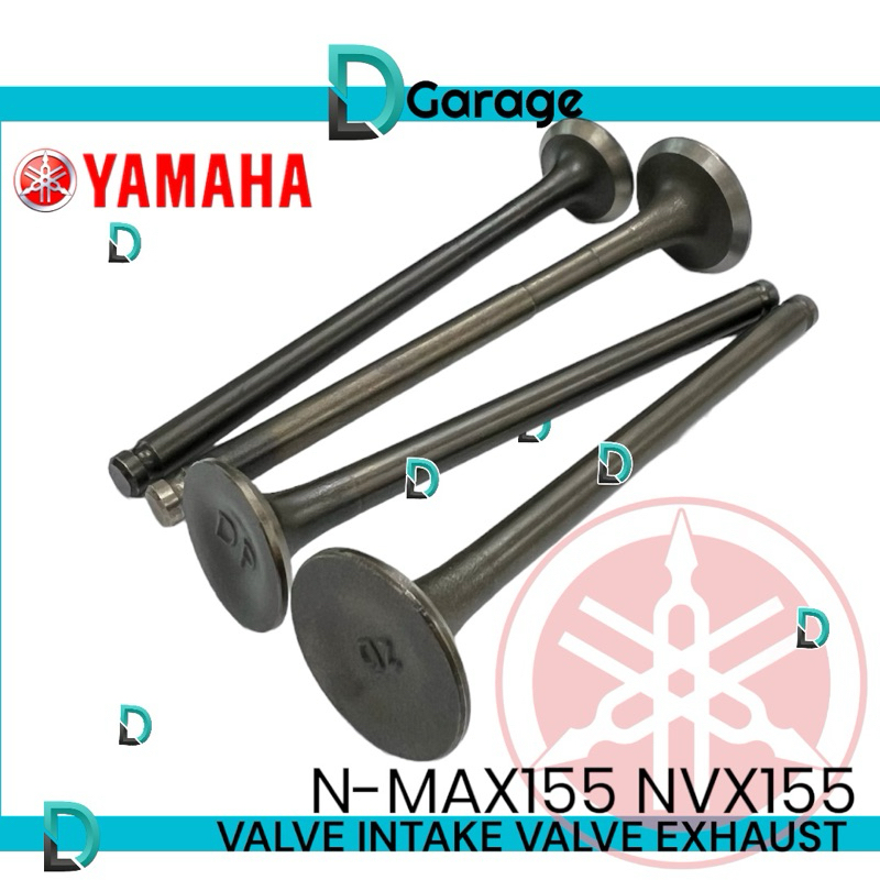 X4 YAMAHA NMAX155 NMAX V1 V2 NVX NVX155 N-MAX VALVE SET VALVE INTAKE ...