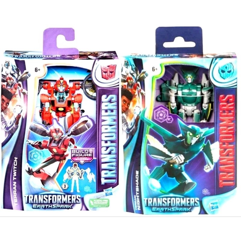 Transformers EarthSpark Terran Twitch Bumblebee Megatron Optimus Prime ...