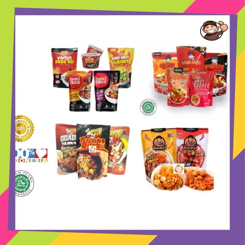 boci all varian baso aci bapper bakso aci geprek | Shopee Malaysia
