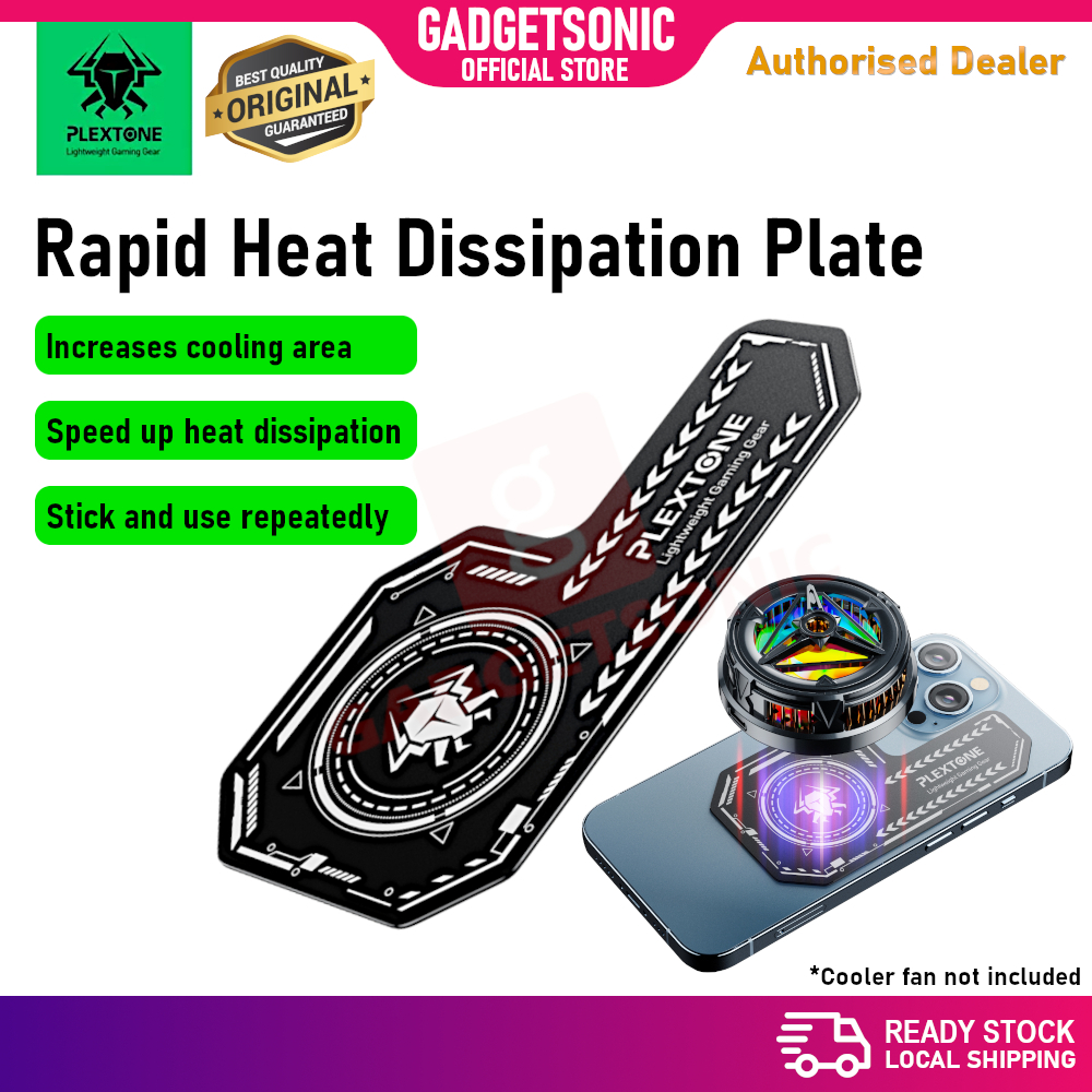 Plextone EX2 Pro Phone Cooler Mobile Gaming Fast Cooling Fan Magnetic ...