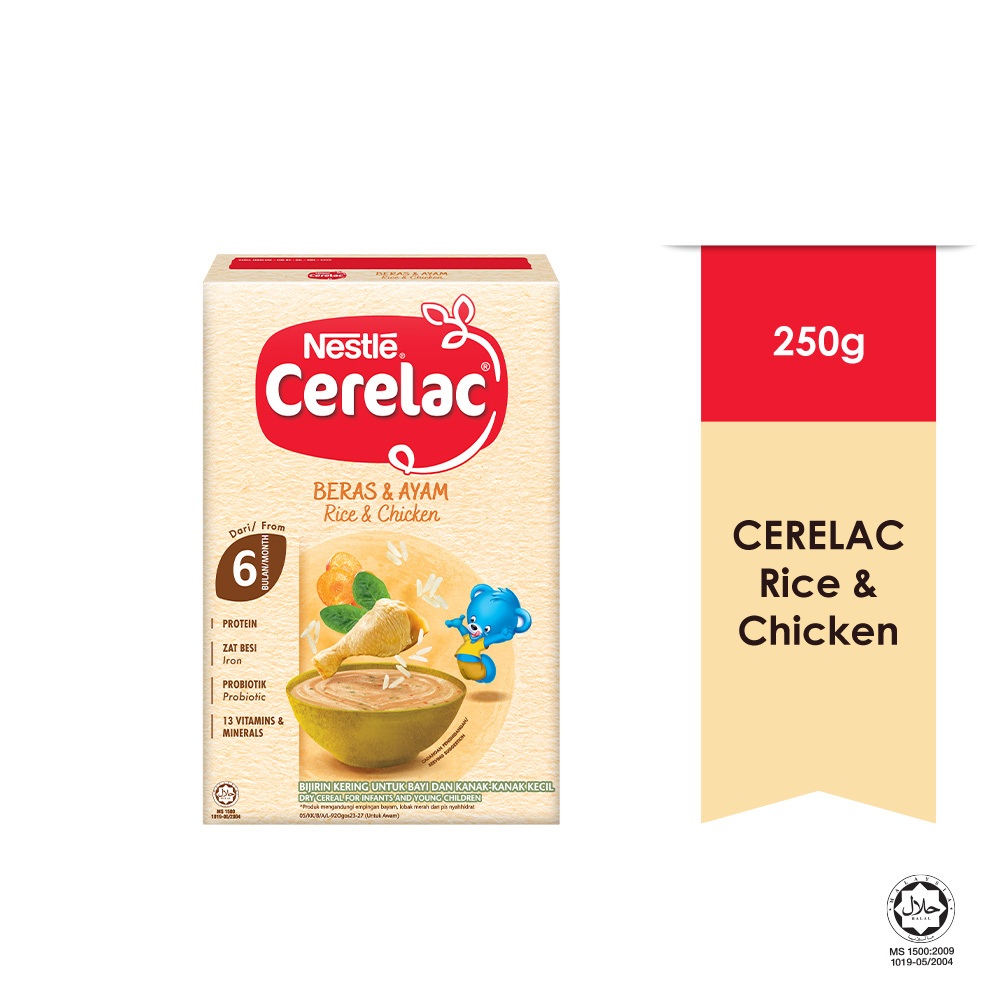 Nestle Cerelac Infant Cereals - Rice & Chicken (250g) | Shopee Malaysia