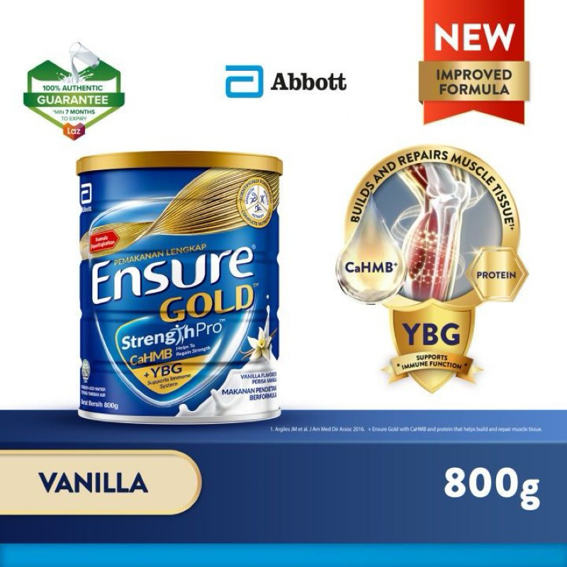 Ensure Gold 【New Packaging 】Ensure Vanilla 800g /Ensure Travel Pack ...