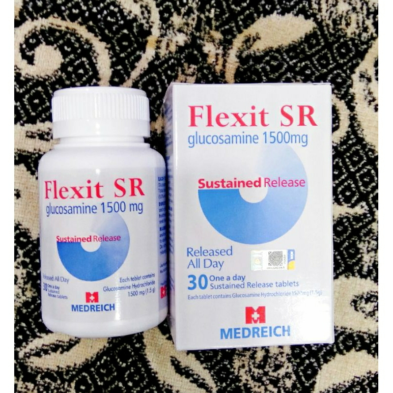 Flexit SR Glucosamine 1500mg 320139 30s (Joint Health, Osteoarthritis ...
