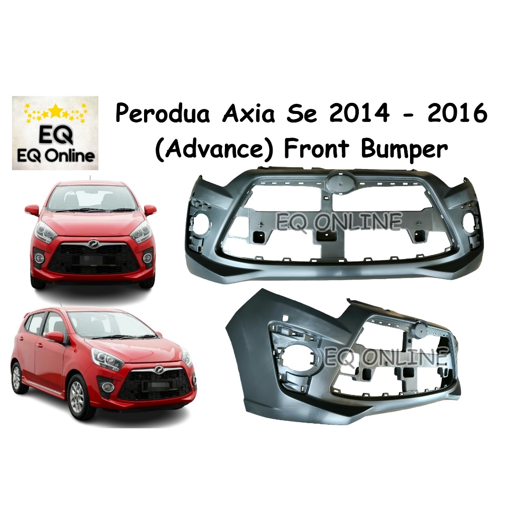 Perodua Axia 2014 SE Advance Front Bumper PP Plastic Malaysia (BUMPER ...